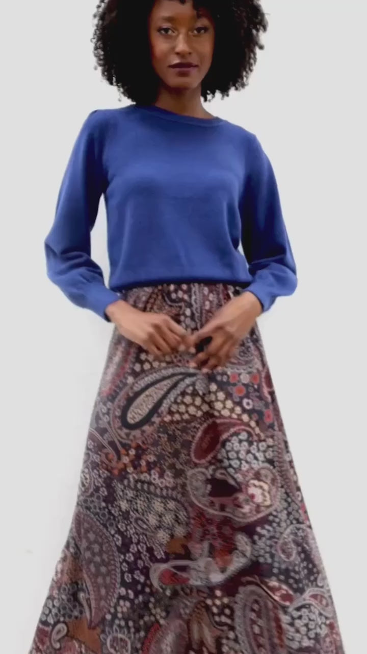 K-design - Rok met print, kant en afneembare volumineuze voering (X376 ...